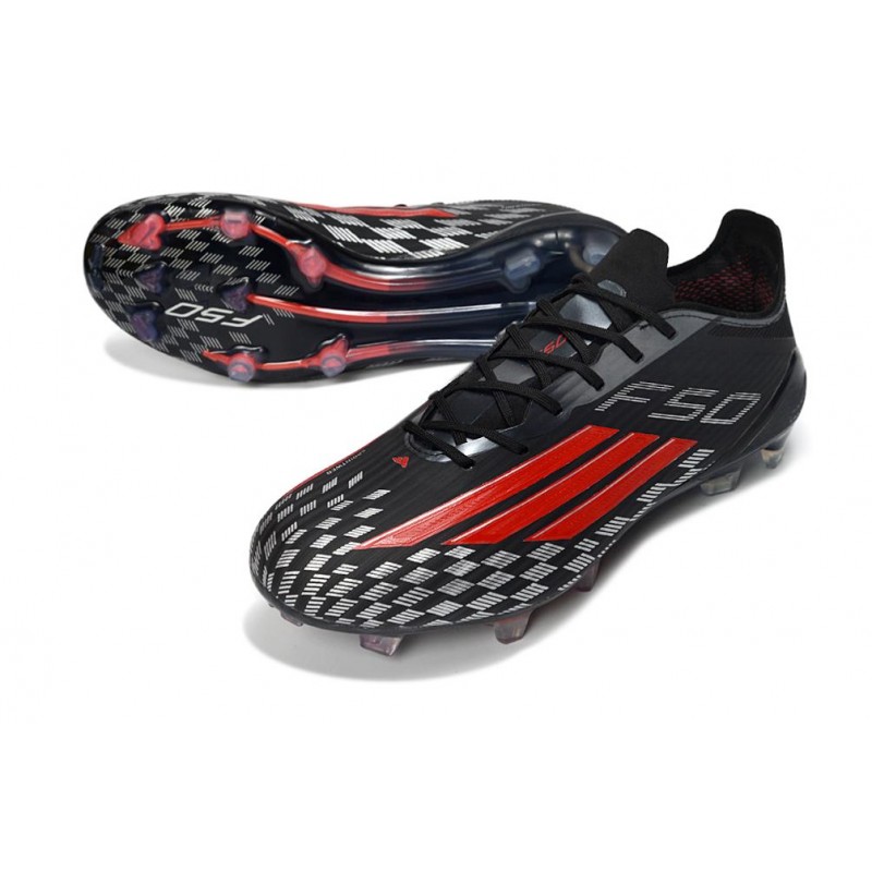 adidas F50 Elite FG Soccer Shoes Black Red