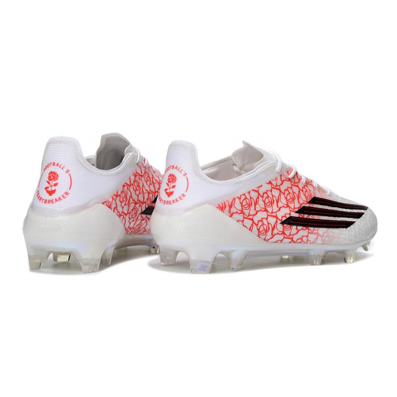 adidas F50 Elite FG Soccer Shoes White Red Black