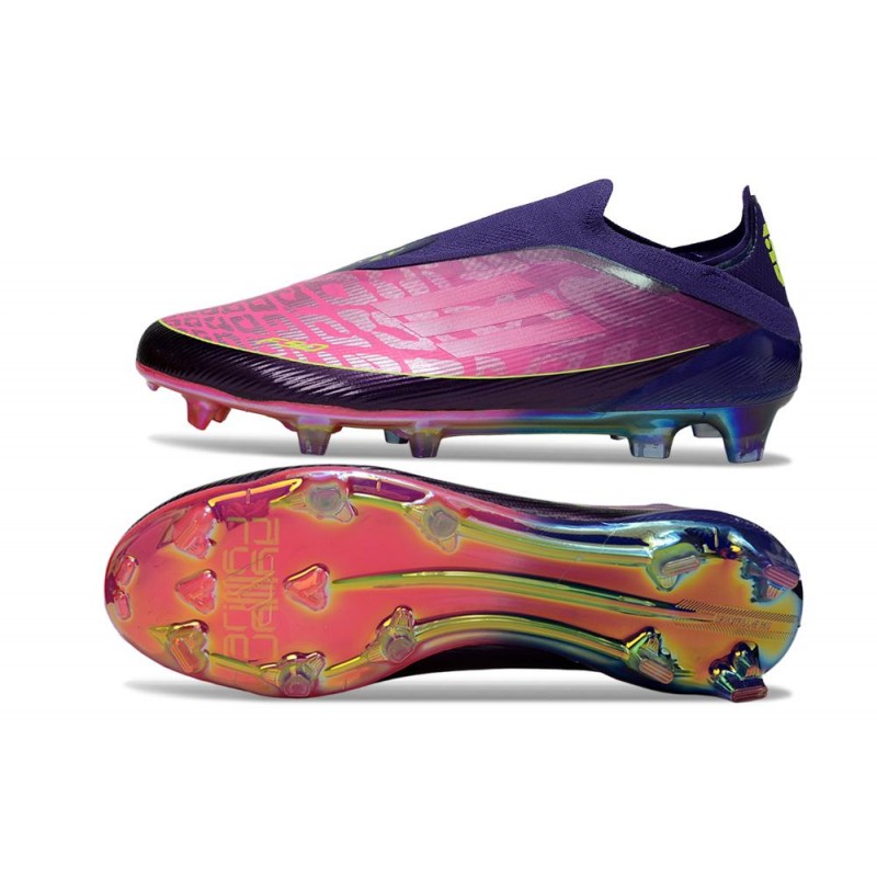 adidas F50 Elite LL FG X Lamine Yamal Unity Purple Ftwr White Lucid Lemon